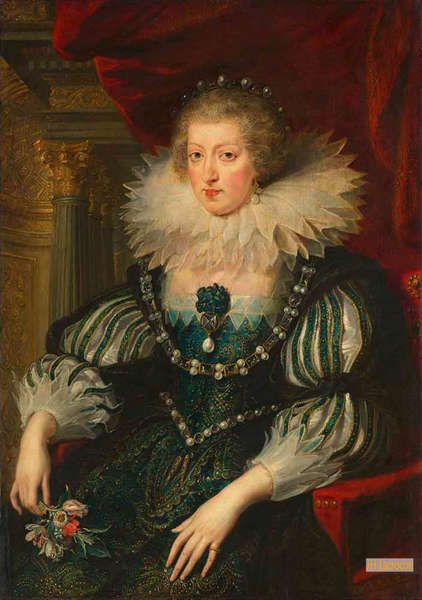 Queen Anne Oil Painting