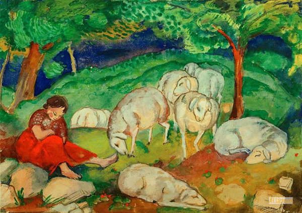 Famous Sheep Painting